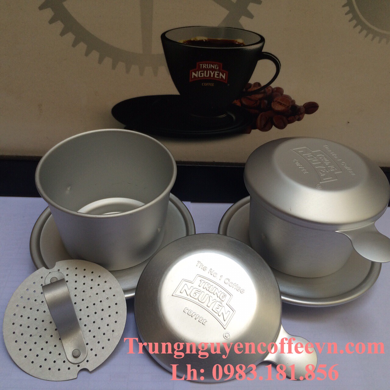 Phin nhôm Trung Nguyên- Phin cafe Trung Nguyên- Giá rẻ, bền, đẹp, dày
